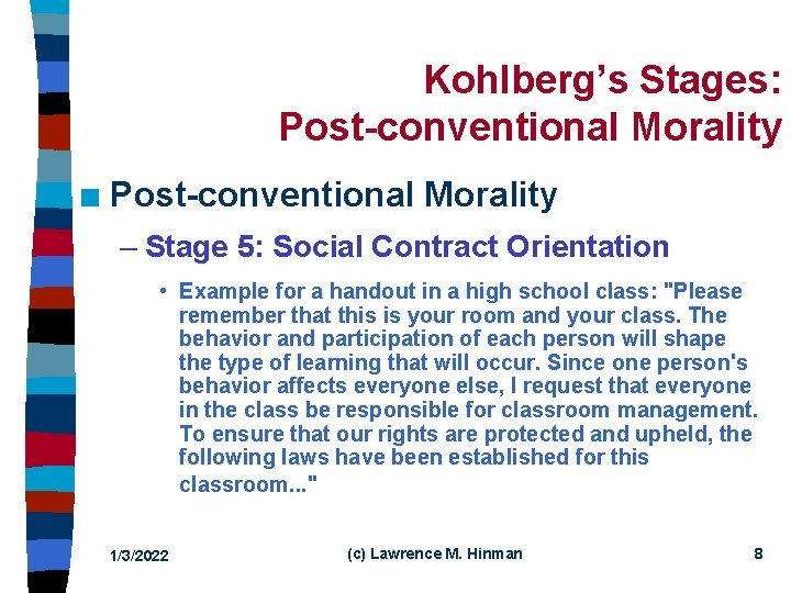 Moral Reasoning and Gender The KohlbergGilligan Debate and