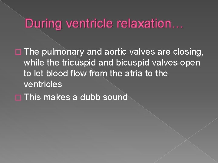 Cardiac Cycle Biology 2 Cardiac cycle A complete