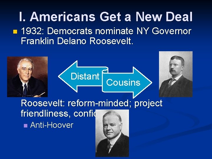 6 Chapter 15 The New Deal Section 1