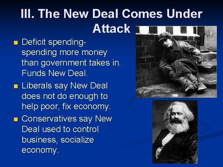6 Chapter 15 The New Deal Section 1