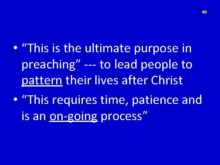 Song Numbers 1 The Purpose of Preaching 2