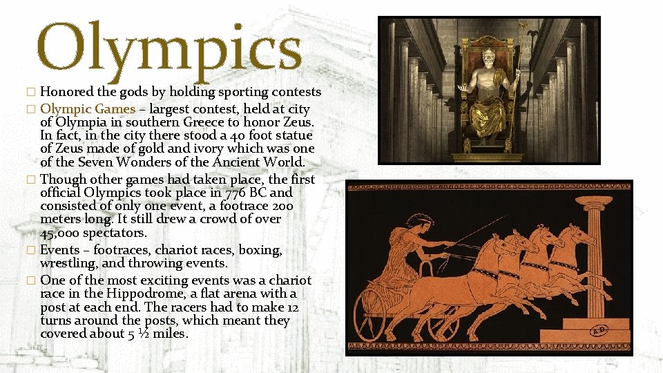 Ancient Greece Part 2 Greek Mythology Mythology a