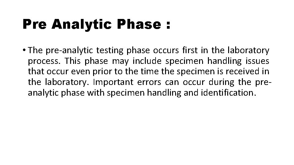 Laboratory Automation Dr Nayab Zehra PGR Chemical Pathology