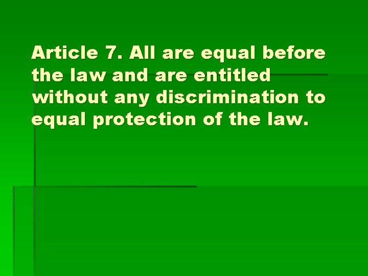 Rights in the Universal Declaration of Human Rights