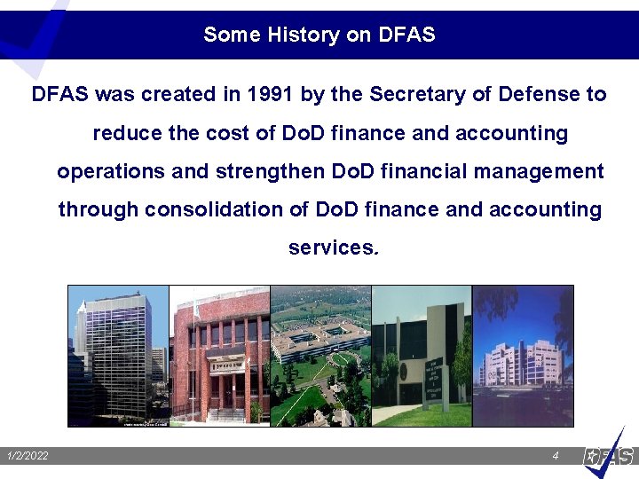Defense Finance and Accounting Service SCOOPS Presentation Ron