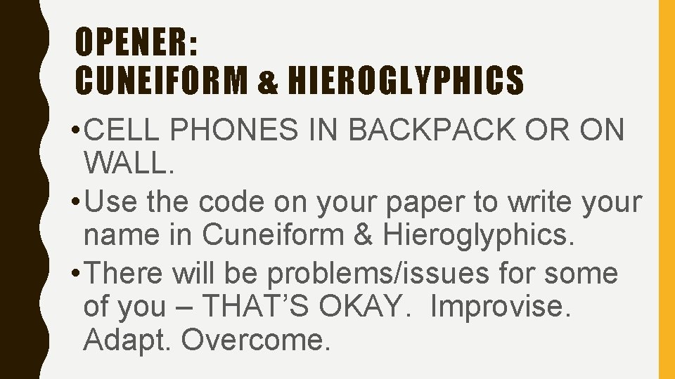 ANCIENT EGYPT OPENER CUNEIFORM HIEROGLYPHICS CELL PHONES IN