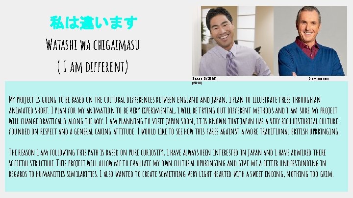 Watashi wa chigaimasu I am different Sartori S