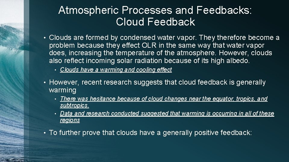 Climate Change and its Effects on the Global