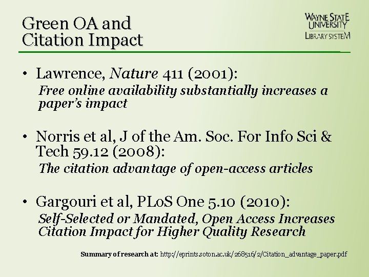 Open Access What Were Doing and Where You