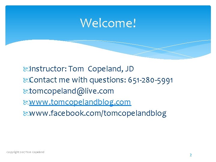 The Business of Child Care Presented by Tom