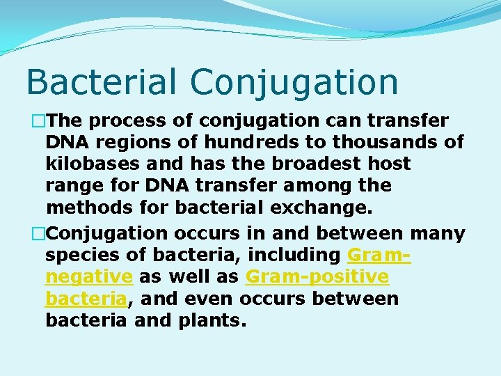Recombination Genetics of Bacteria SEM V CC 12