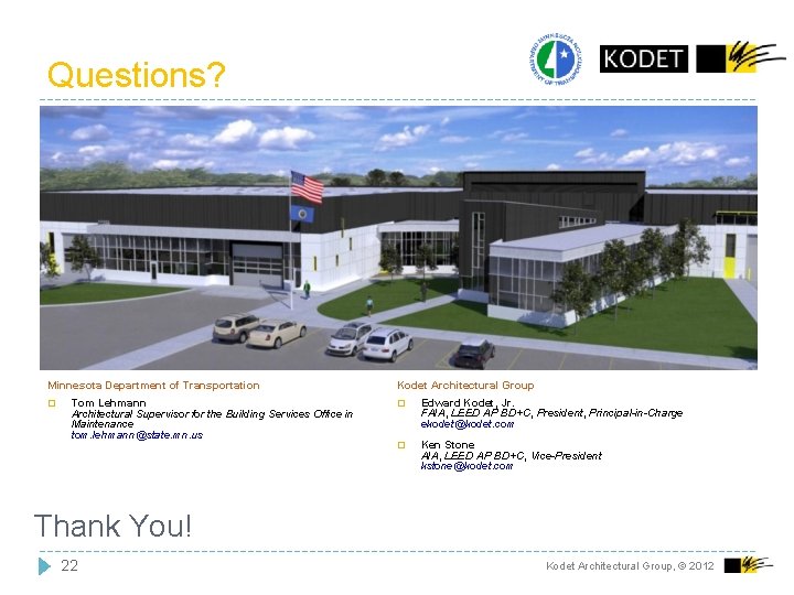 The New MnDOT Maple Grove Truck Station and