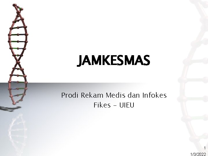 JAMKESMAS Prodi Rekam Medis dan Infokes Fikes UIEU