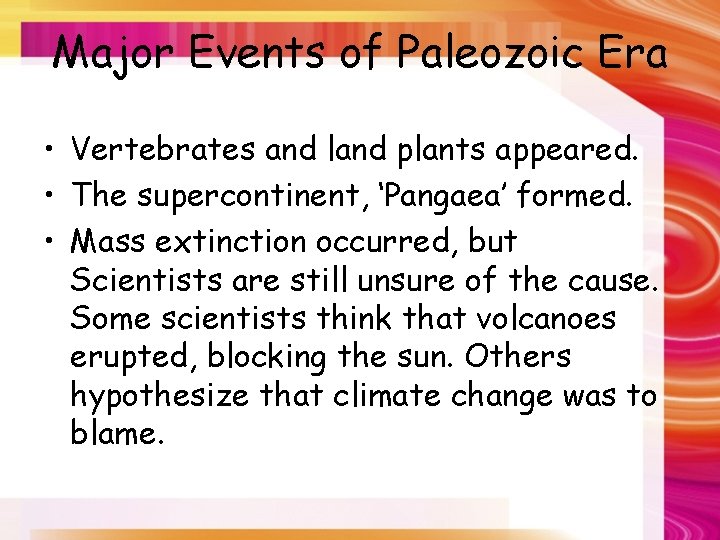 Earths Materials and Processes Part 5 The Geologic