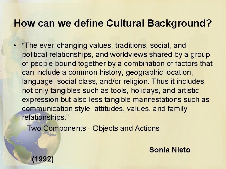 Chapter 1 Introduction to Science and Culture Reading