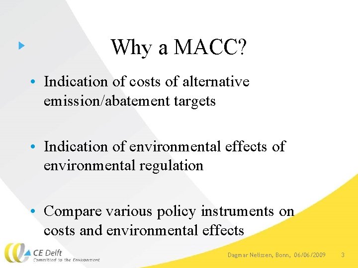 A Marginal CO 2 Abatement Cost Curve for