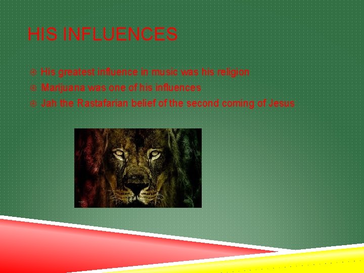 MARLEY Ellis 5 FACTS His dreadlocks symbolize his