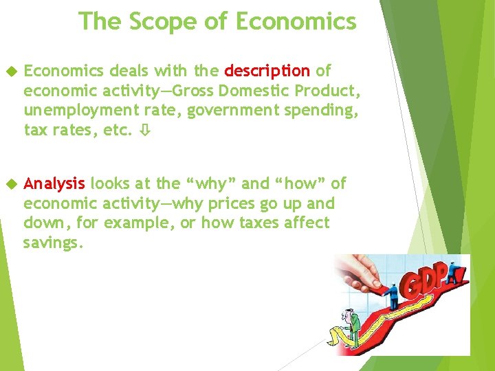 Scarcity and the Science of Economics Chapter 1