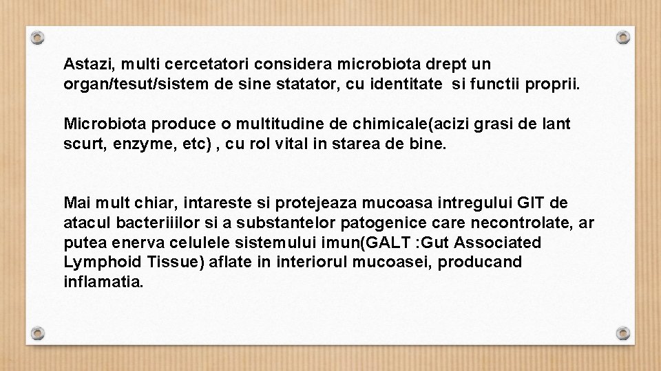 Relatia dintre microbiomul intestinal microbiomul pielii si piele