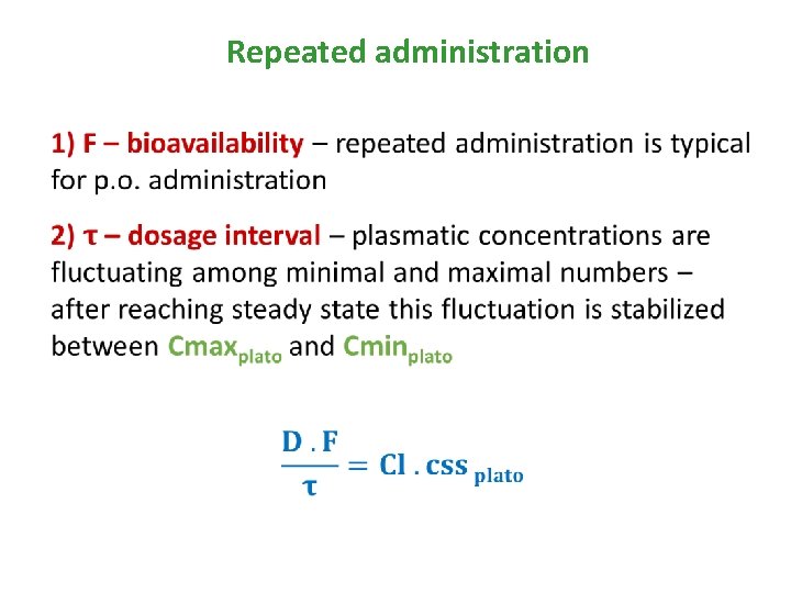 PHARMACOKINETICS Basic principles of pharmacokinetics Pharmacokinetics ...
