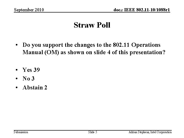 doc IEEE 802 11 101088 r 1 September