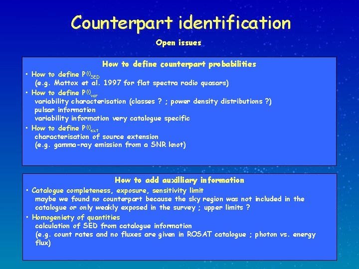 source Identify and identification strategies for LAT sources