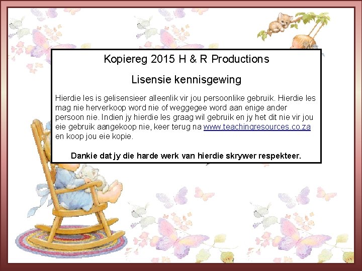 Leer my van Rympatrone Kopiereg 2015 H R