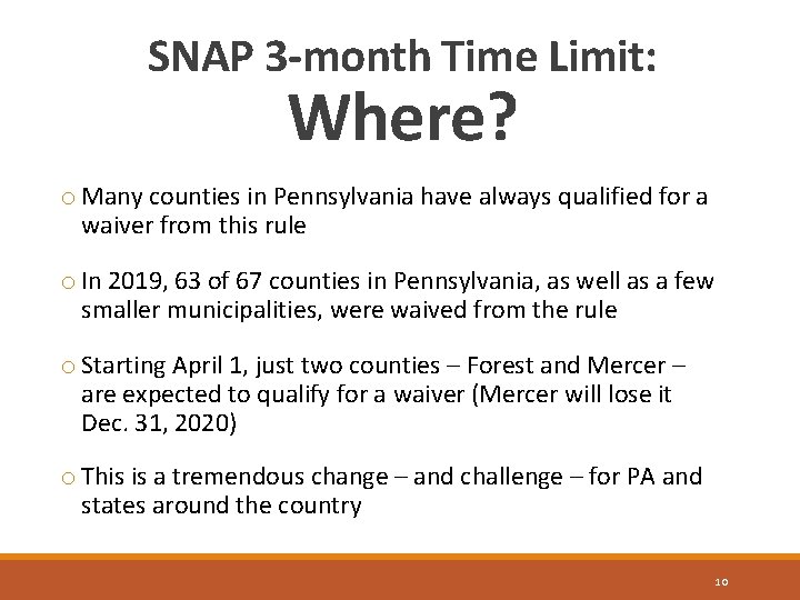 Webinar hosted by Understanding the New SNAP Time