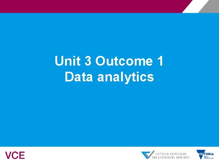 Unit 3 Data analytics Introduction 2020 2024 Copyright