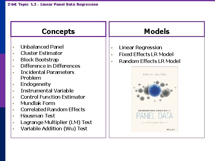 164 Topic 1 3 Linear Panel Data Regression