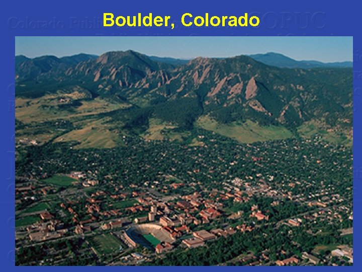 Colorado and the Smart Grid Keystone Energy Board