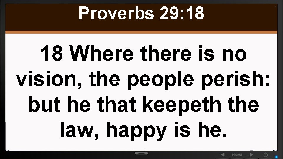 Proverbs 29 18 18 Where there is no