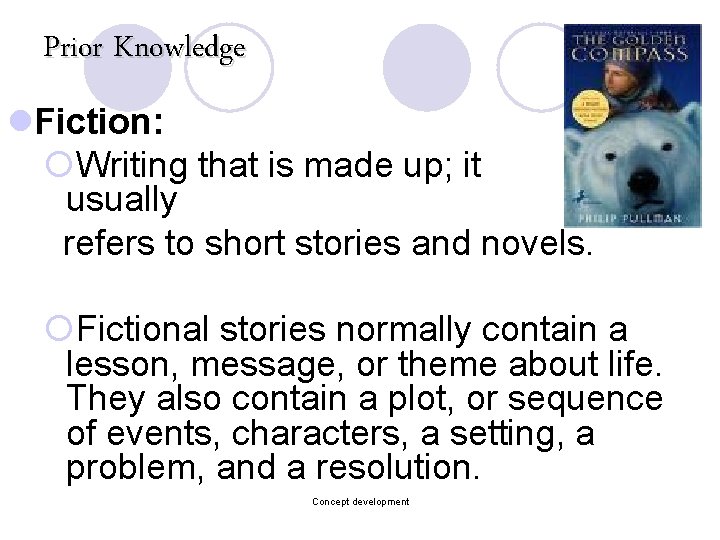 Forms of Fiction Different Genres Objective l 6