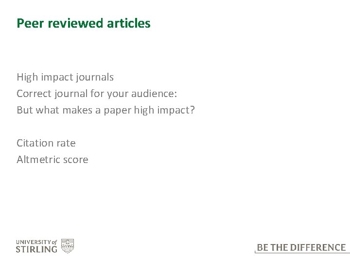 Research Communication What it is and how you