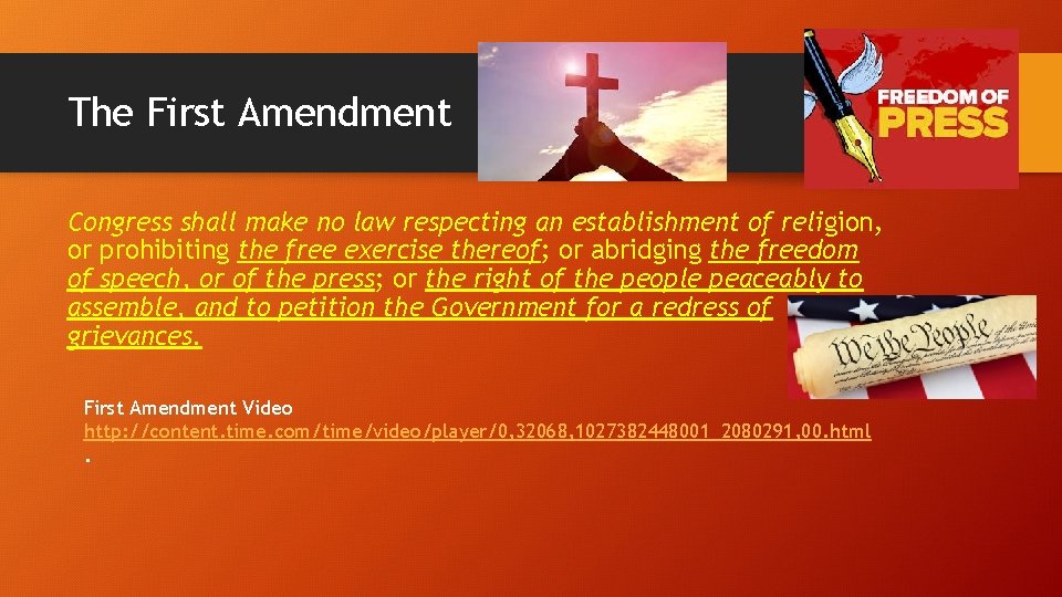 The Bill of Rights The Rights of the