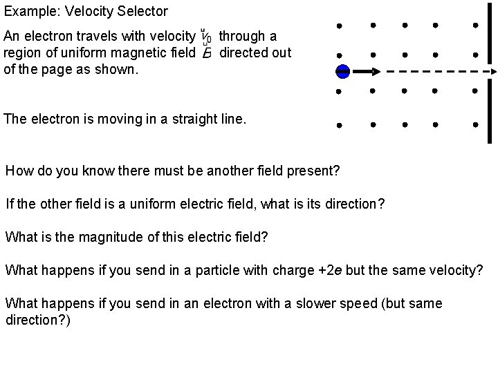 Wed Feb 11 Physics Lecture 29 Magnetic Forces