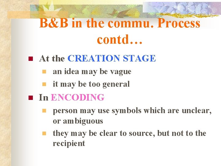 Classification of Communication Models of Communication Blockages and
