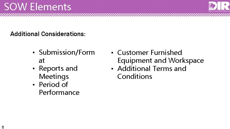 Writing an Effective Statement of Work Parts 1