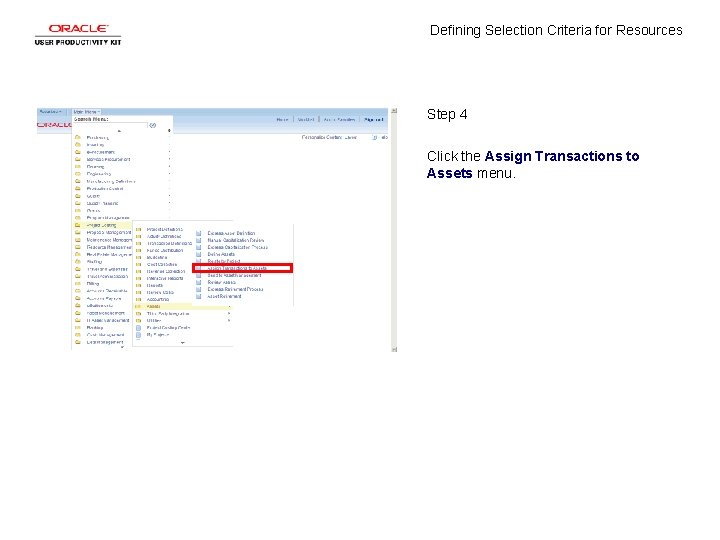 Defining Selection Criteria for Resources Concept Defining Selection