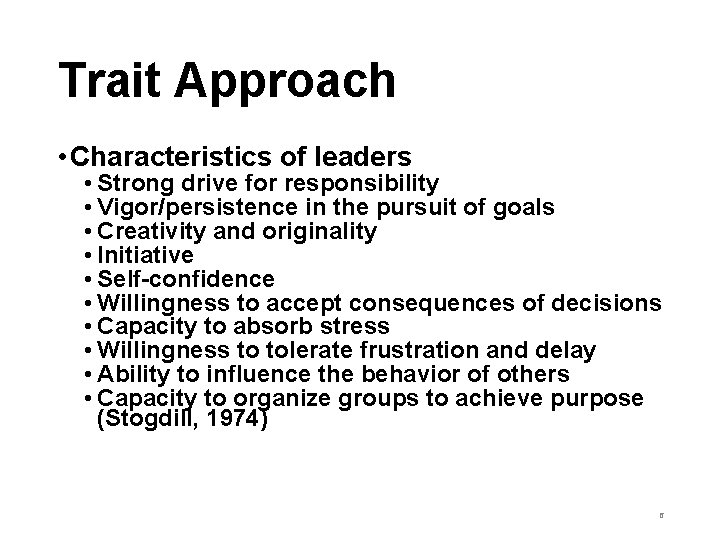 Chapter Objectives Explain the current leadership context and