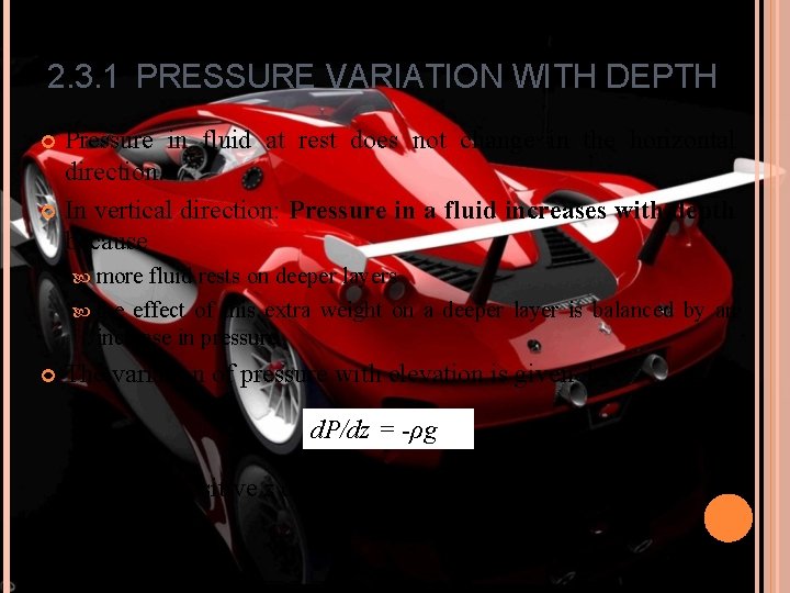EET 106 ENGINEERING SCIENCE SECTION B 2 PRESSURE