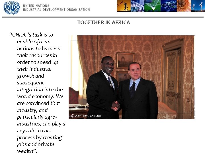 UNIDO approach for reducing poverty through sustainable industrial