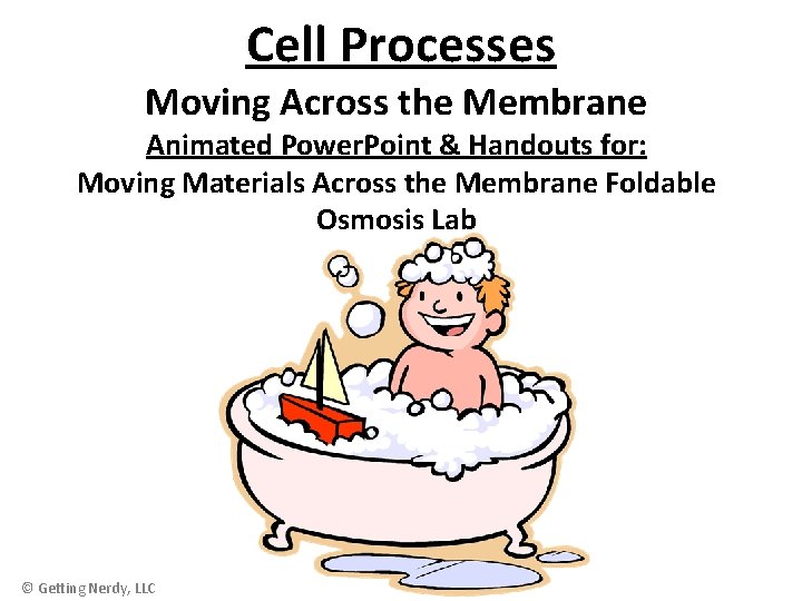 Cell Processes Moving Across the Membrane Animated Power