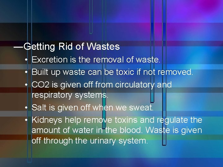 Energy for the Body Cellular Respiration a series