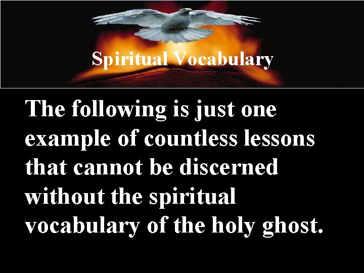 AV 1611 Spiritual Vocabulary February 5 26 2012