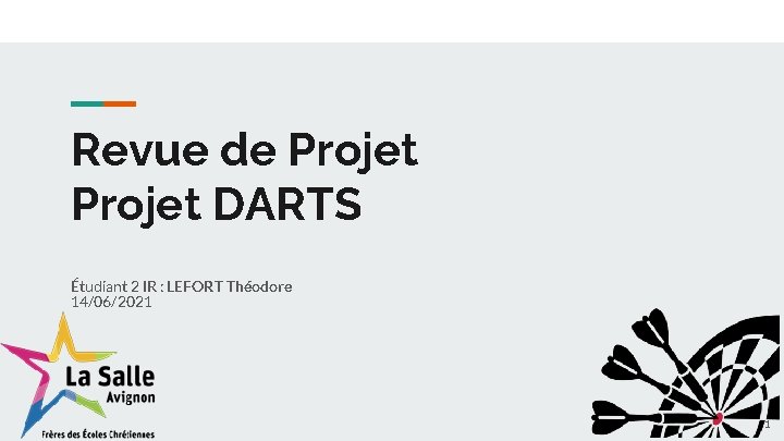 Revue de Projet DARTS tudiant 2 IR LEFORT