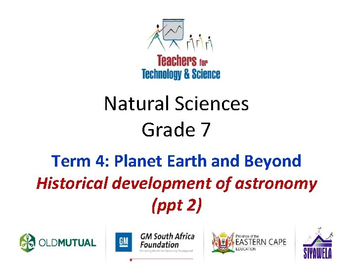 Natural Sciences Grade 7 Term 4 Planet Earth