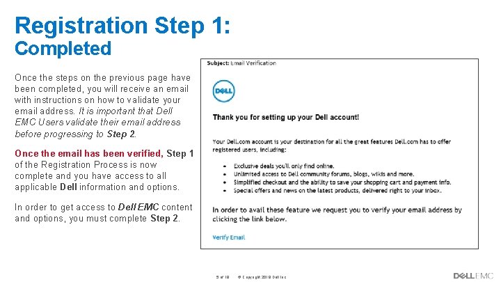 Dell EMC Online Account Registration Dell EMC Customers