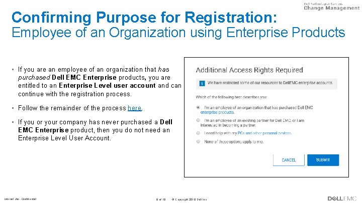 Dell EMC Online Account Registration Dell EMC Customers