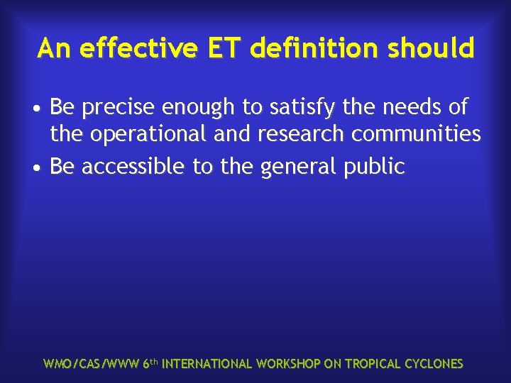 Topic 2 4 Observing and Forecasting Extratropical Transition